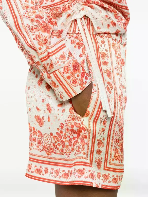 Fendi Floral-print Shorts