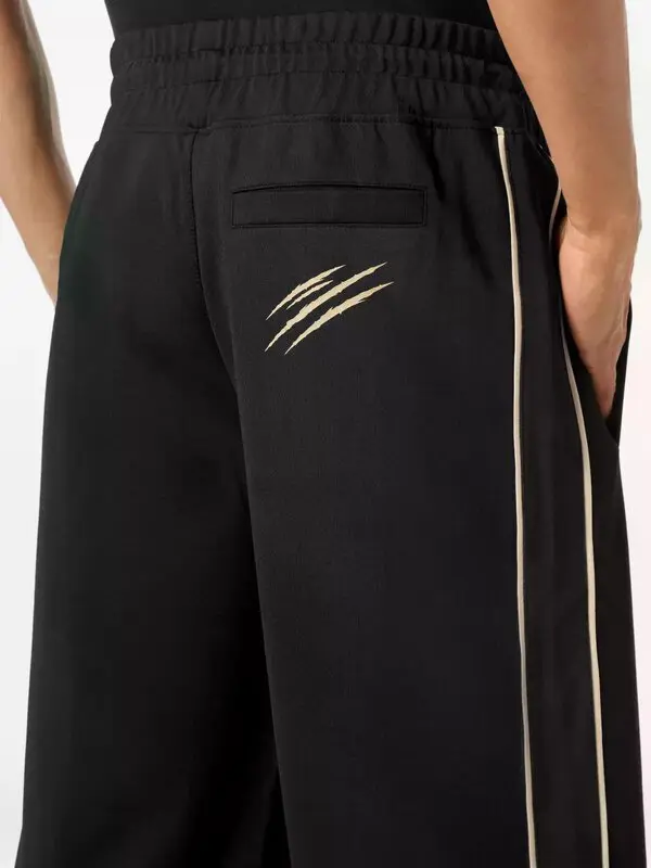 PLEIN SPORT Logo-patch Track Pants - Black