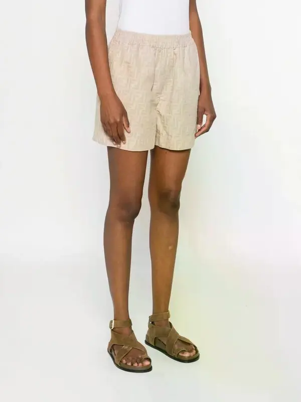 Fendi Ff-jacquard Shorts