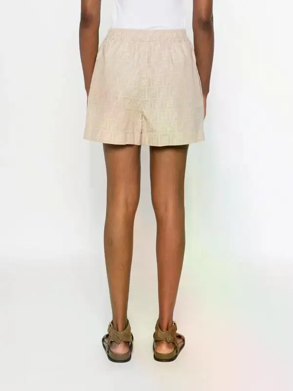Fendi Ff-jacquard Shorts