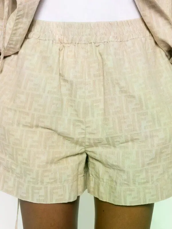 Fendi Ff-jacquard Shorts
