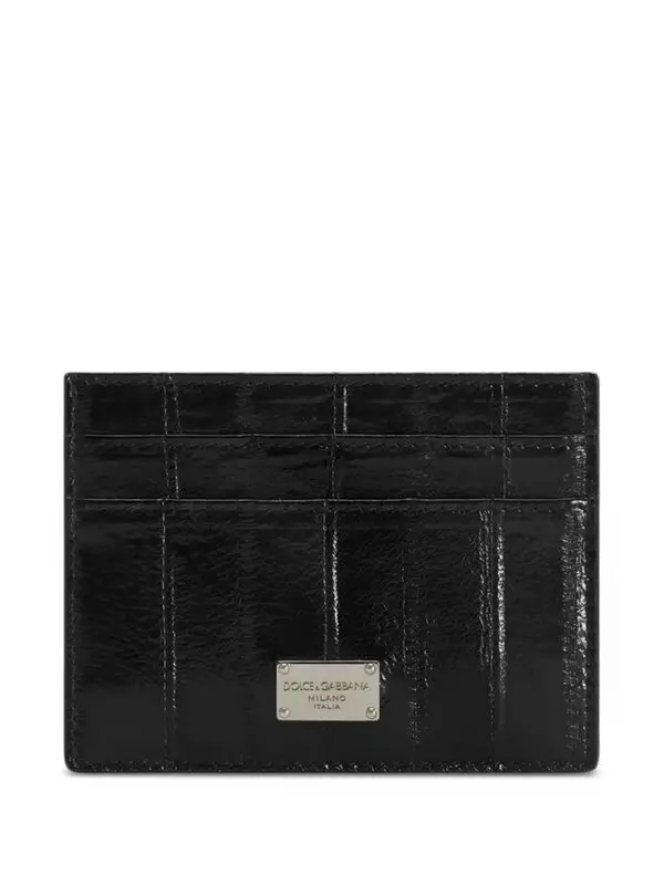 Dolce & Gabbana Textured Leather Card Holder