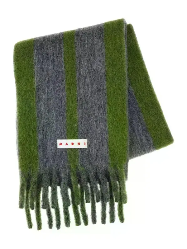 Marni Striped Scarf - Grey