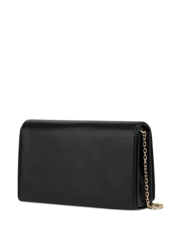 Moschino Heart-appliqué Clutch - Black