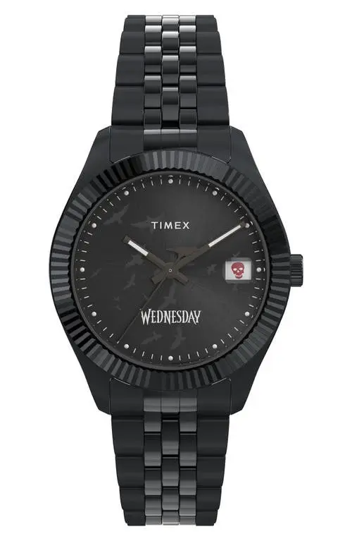 TIMEX® X Wednesday Legacy Bracelet Watch - Black