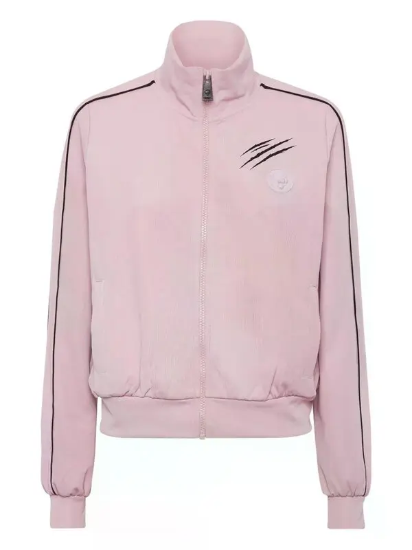 PLEIN SPORT Logo-patch Zip-up Jacket