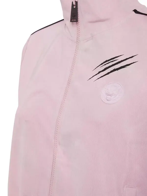 PLEIN SPORT Logo-patch Zip-up Jacket
