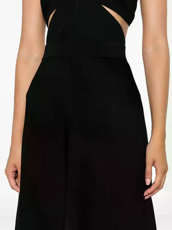 Max Mara Lazio Knitted Midi Skirt - Black