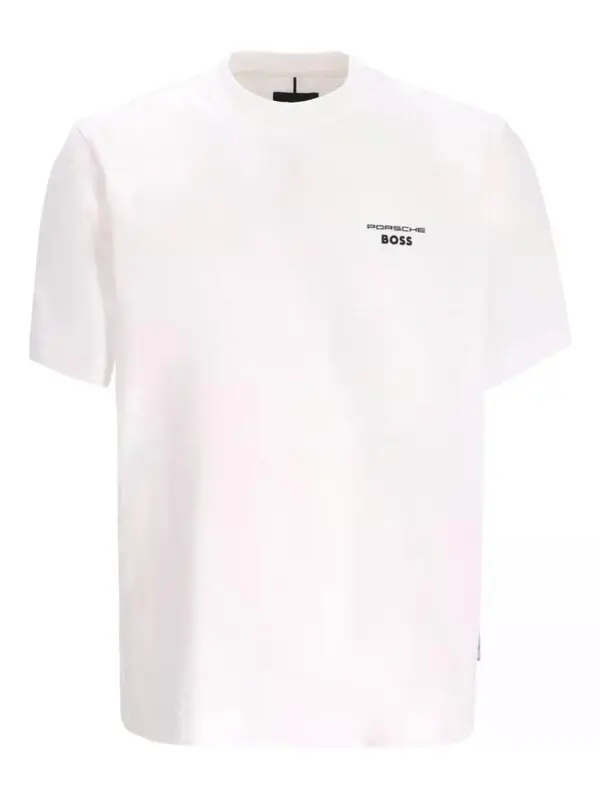 BOSS X Porsche Mercerized Cotton T-shirt - White
