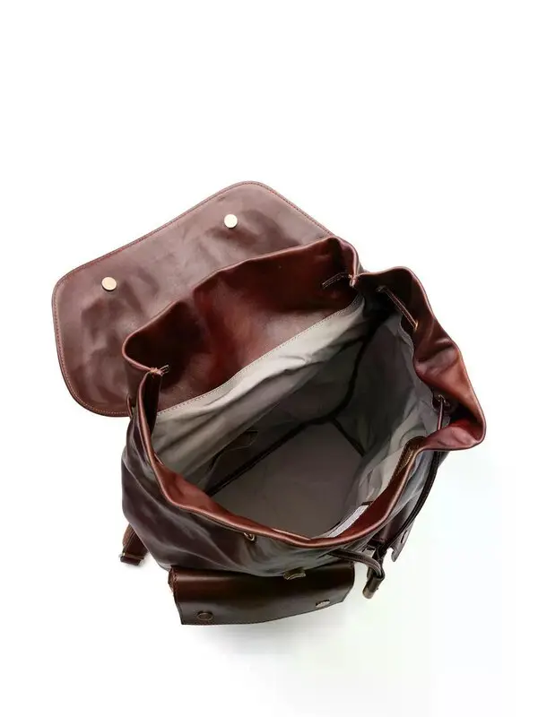 Brunello Cucinelli Leather Leisure Backpack