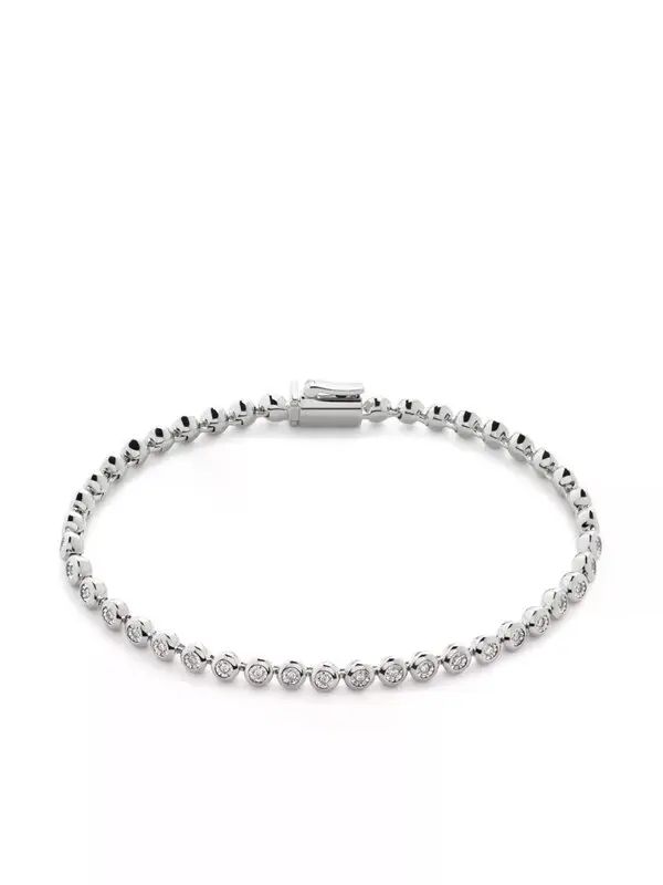 Monica Vinader Diamond Bracelet - Silver