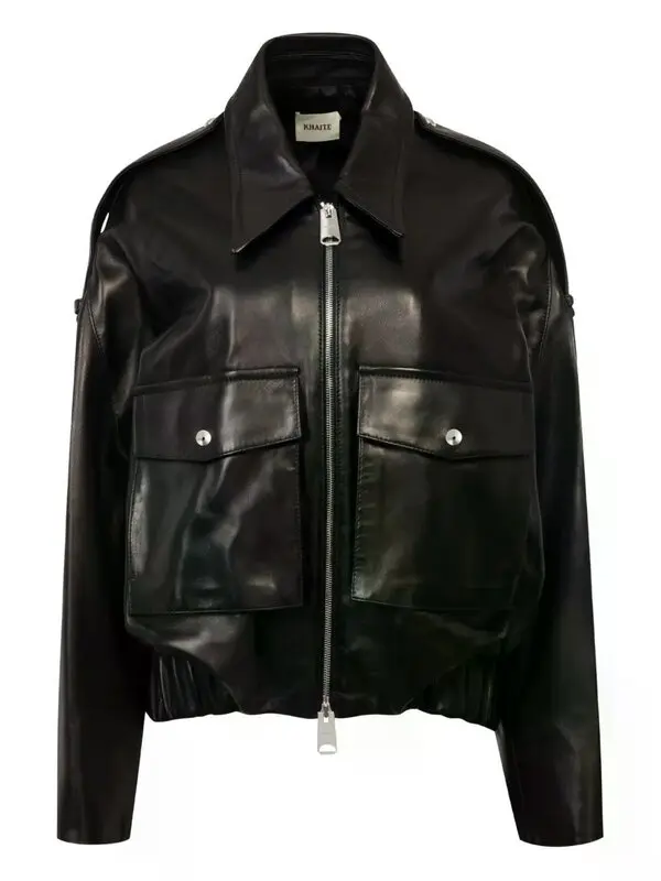 Khaite Owey Leather Jacket