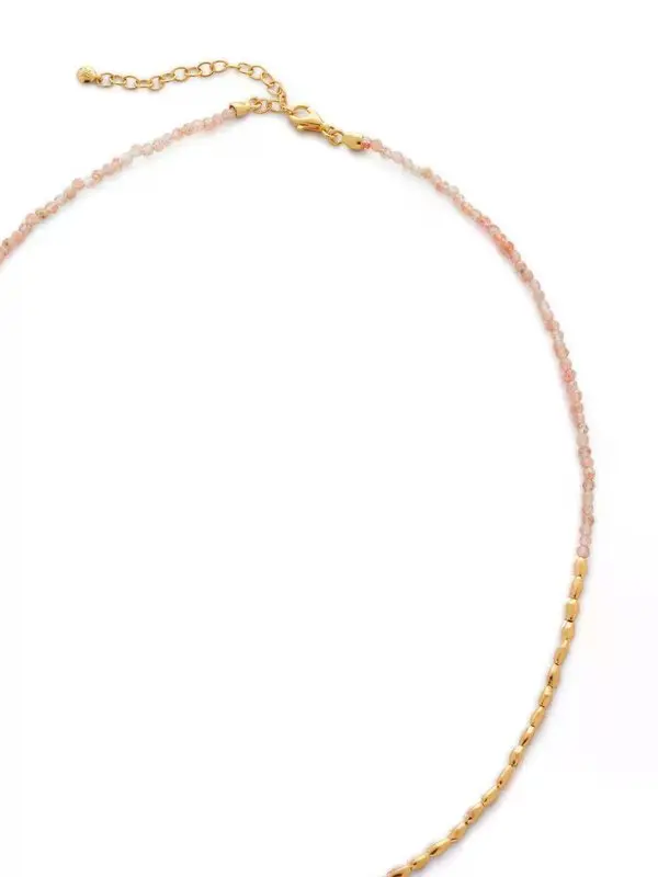 Monica Vinader Mini Nugget Gemstone Beaded Necklace