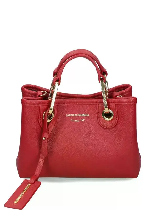 Emporio Armani Small Logo Tote Bag - Red