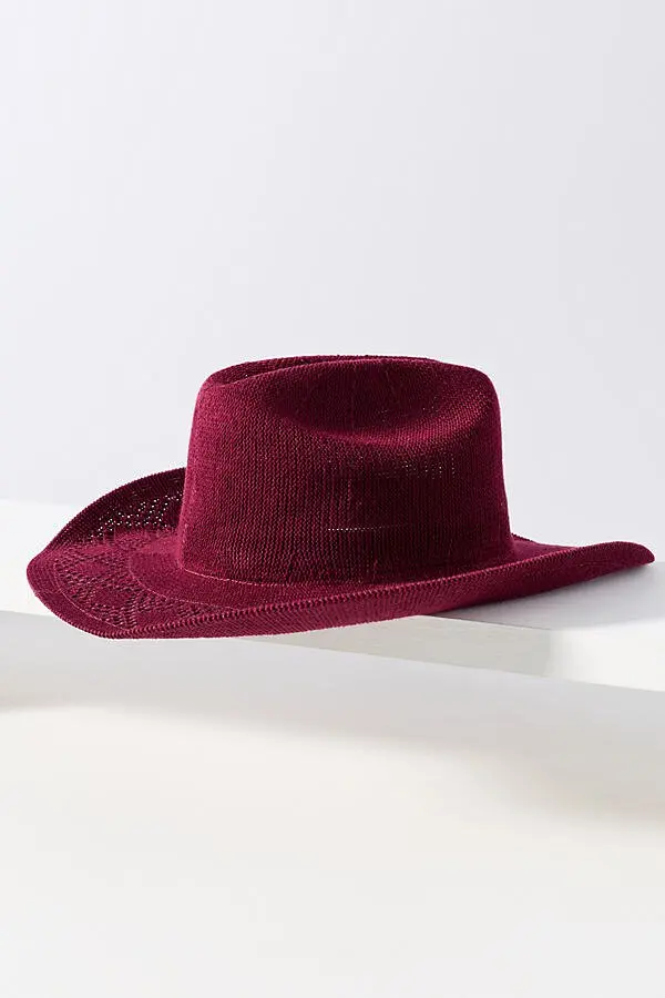WYETH Nub Cowboy Hat - Wine