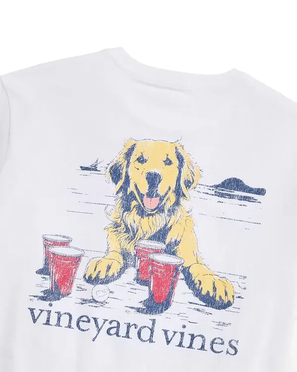Vineyard Vines Pup Cup Short Sleeve Pocket Tee