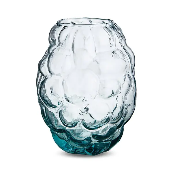 KOSTA BODA Moss Vase, Circular - Blue