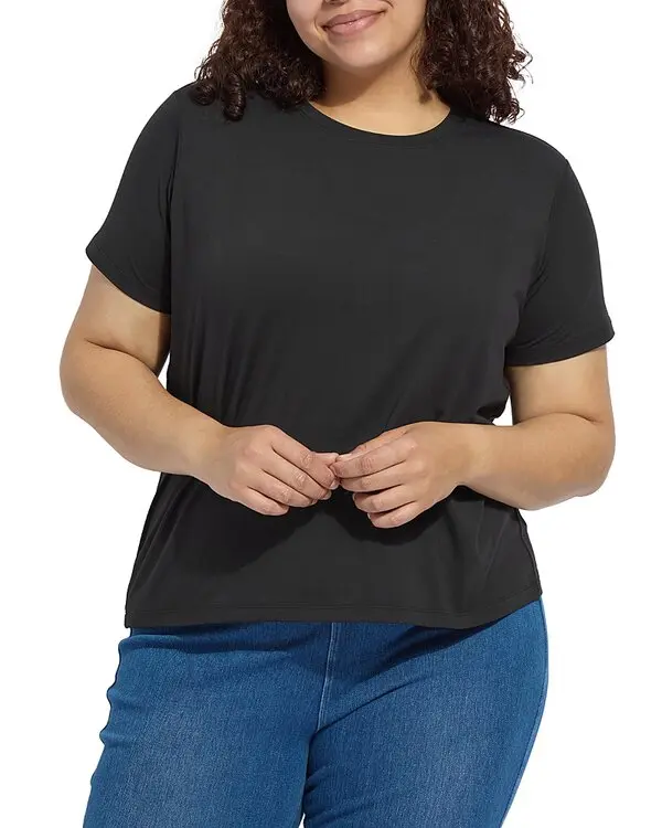 Lyssé Perfect Boxy Cut Tee - Black