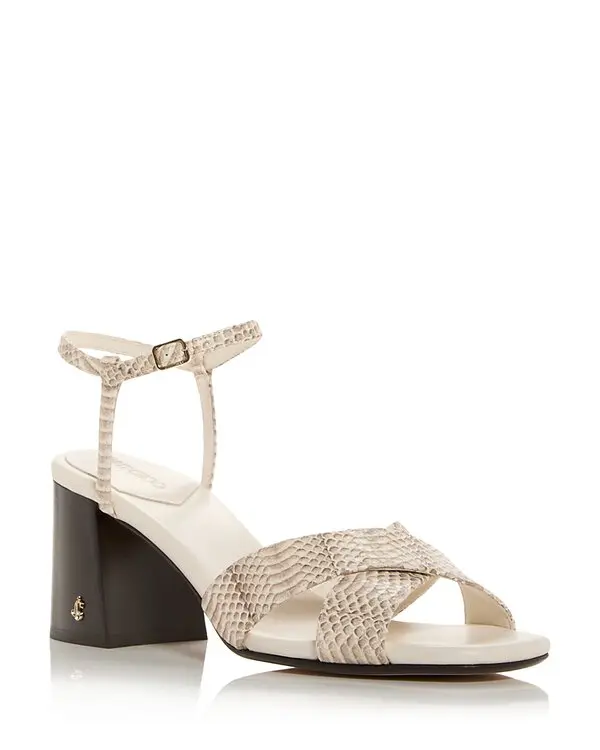 JIMMY CHOO Valla 65 Strappy Sandals - Roccia