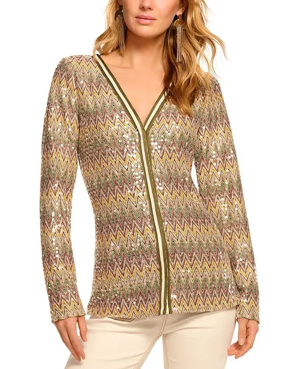 Ramy Brook Kiki Sequin Cardigan
