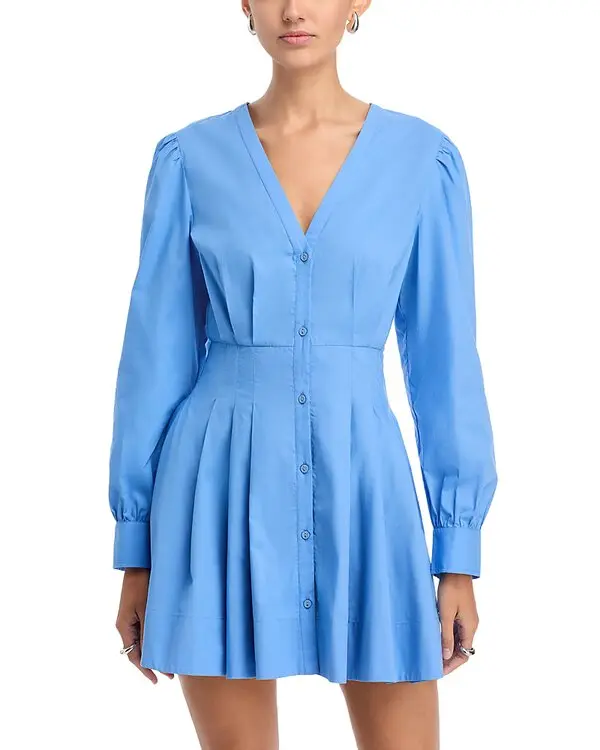Ramy Brook Julianna Shirt Dress - Cornflower Blue