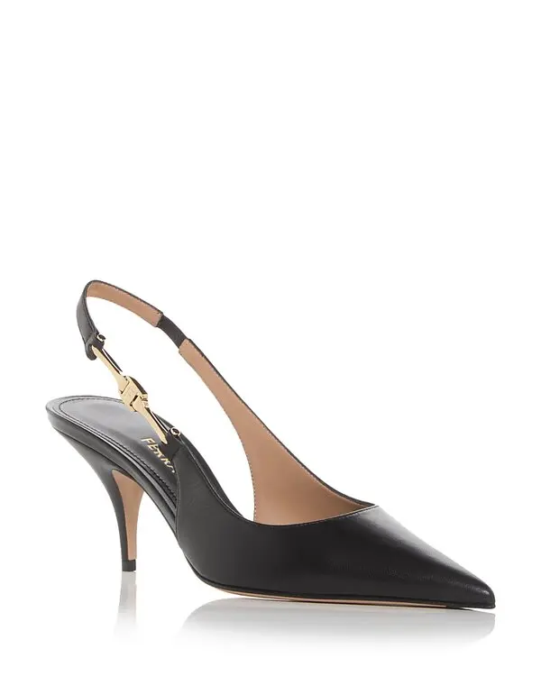 FERRAGAMO - Tally 70 Slingback Pumps