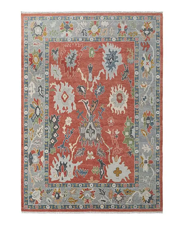 FEIZY Karina 69g4f Area Rug, 7'9 X 9'9 - Rust/grey