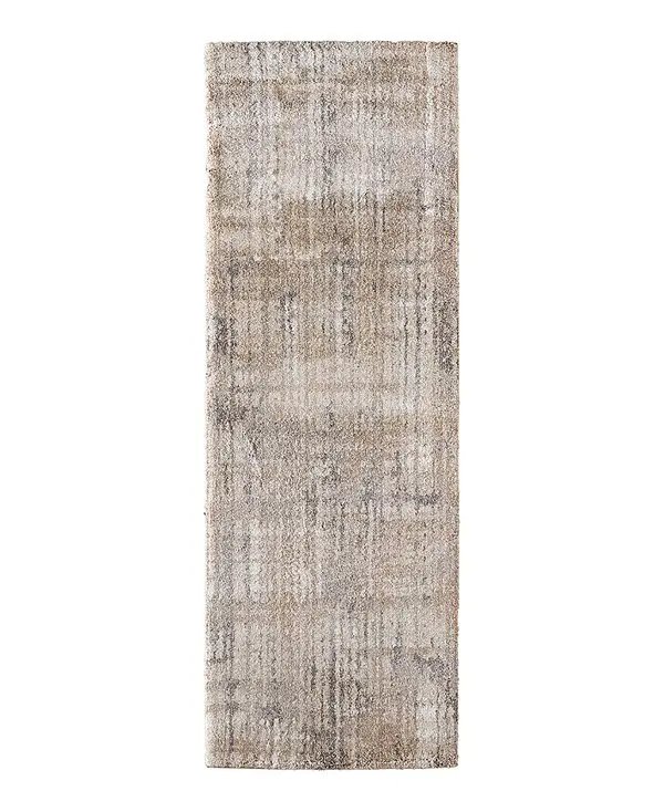 FEIZY Skyview 39qbf Runner Area Rug, 2'6 X 7'3 - Ivory/brown