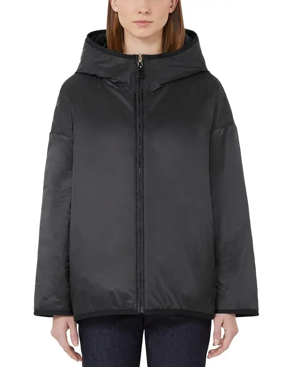 Max Mara Diamond Quilted Hooded Jacket