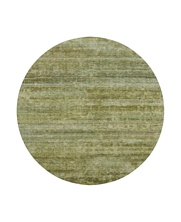 DALYN RUG COMPANY Dalyn Burano Bu4 Round Area Rug, 8' X 8 - Olive