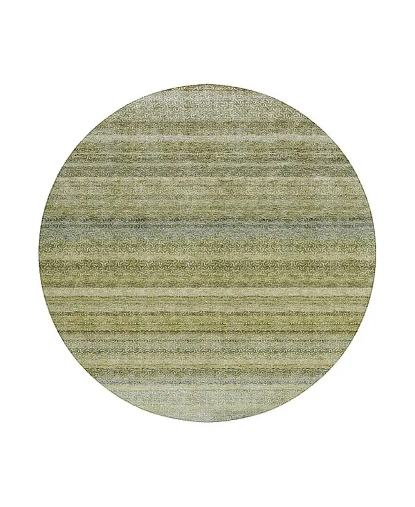 DALYN RUG COMPANY Dalyn Burano Bu5 Round Area Rug, 8' X 8 - Aloe