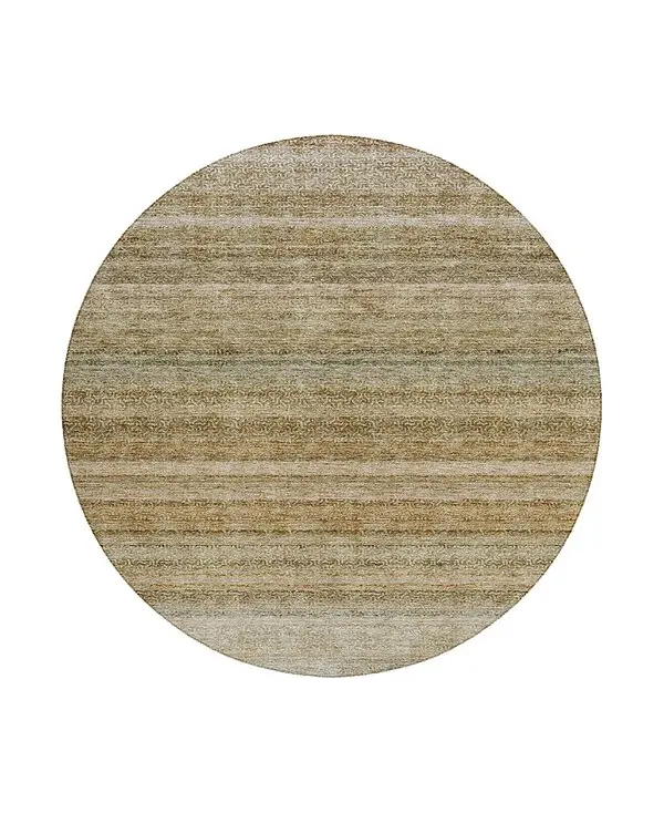 DALYN RUG COMPANY Dalyn Burano Bu5 Round Area Rug, 8' X 8 - Copper