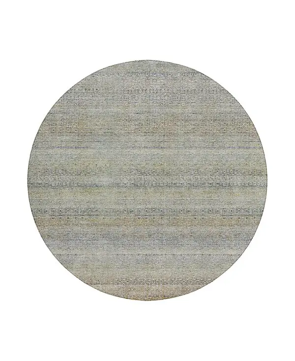DALYN RUG COMPANY Dalyn Burano Bu11 Round Area Rug, 8' X 8 - Seafoam