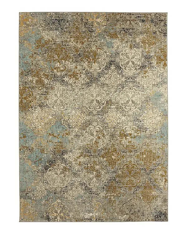 KARASTAN Touchstone Moy Area Rug, 9'6 X 12'11 - Willow Gray