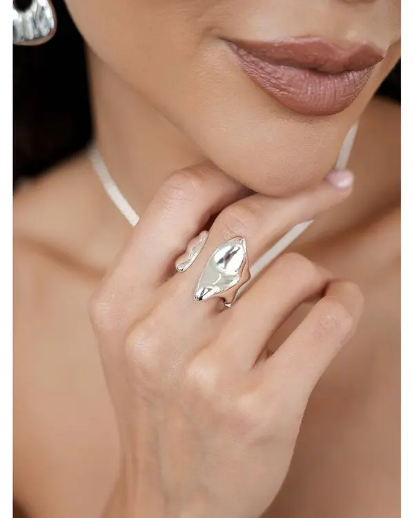 Ettika Open Ring - Silver