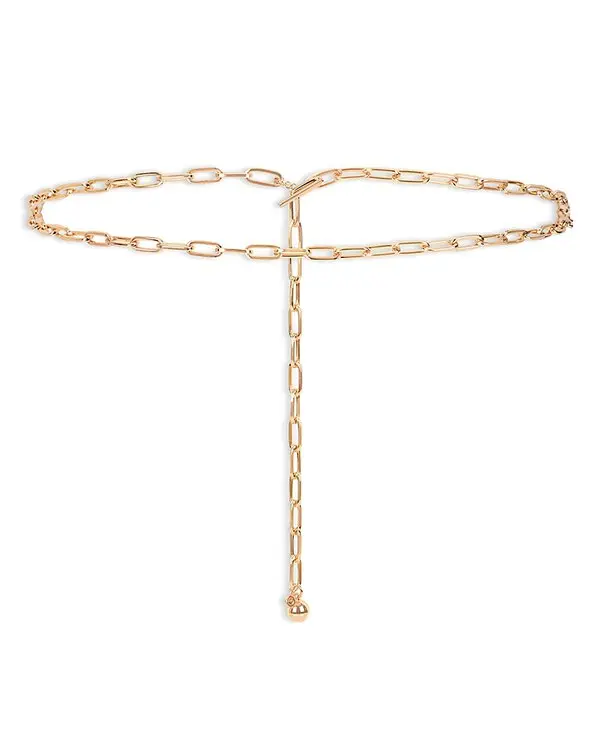 Ettika Paperclip Chain Belt - Gold