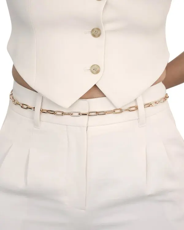 Ettika Paperclip Chain Belt - Gold