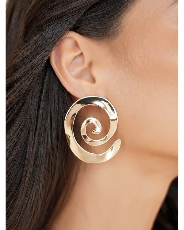 Ettika Aura Swirl Drop Earrings