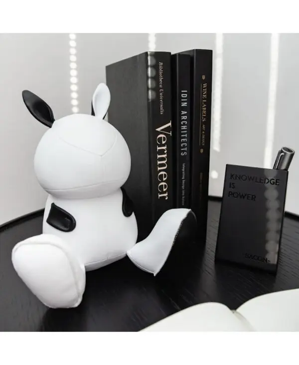 ZUNY Rabbit Dafi Bookend - White And Black