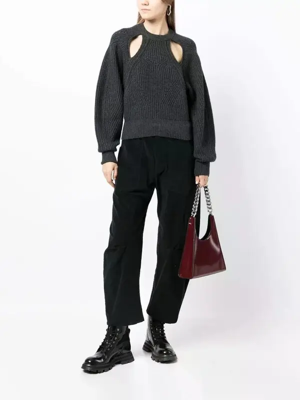 NILI LOTAN Shon High-rise Trousers - Black