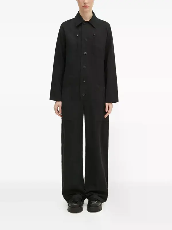 Y3 Long Sleeve Jumpsuit - Black