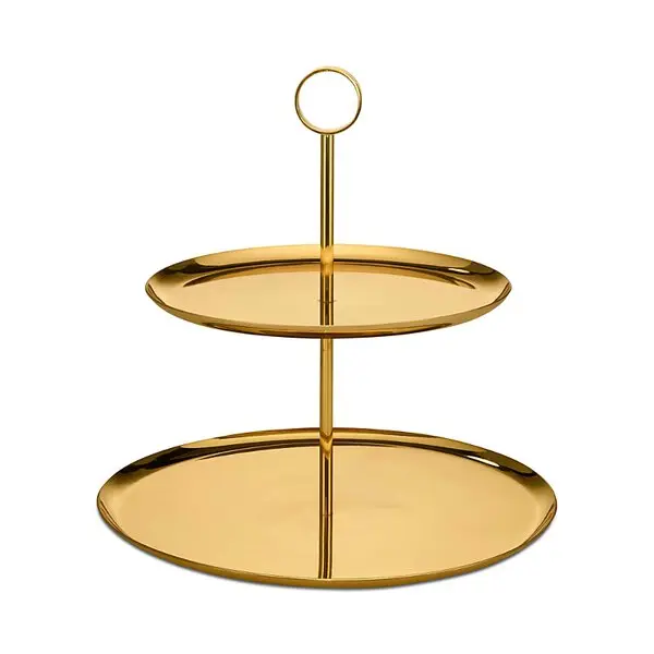Aerin Sintra Two-tiered Stand - Brass