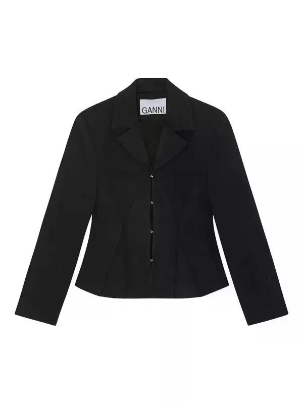 GANNI Notched-lapels Blazer