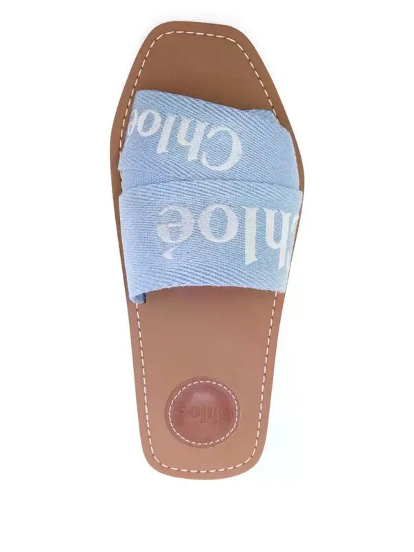 Chloé Logo-detail Flat Slides