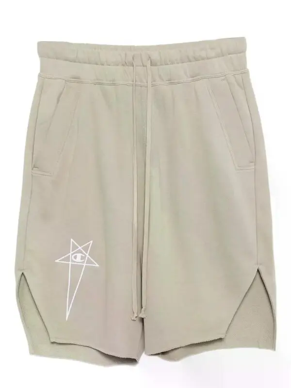 Rick Owens Elasticated Waistband Shorts - Neutrals