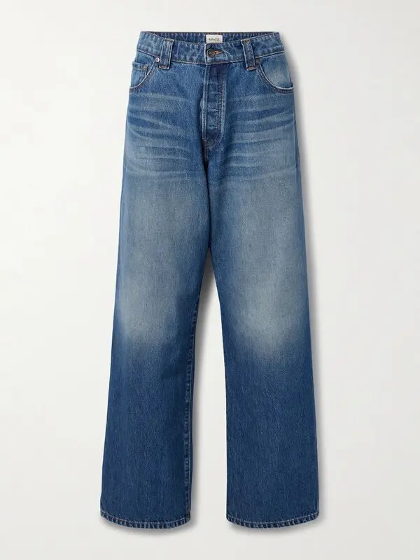 Khaite Winslow Mid-rise Straight-leg Jeans