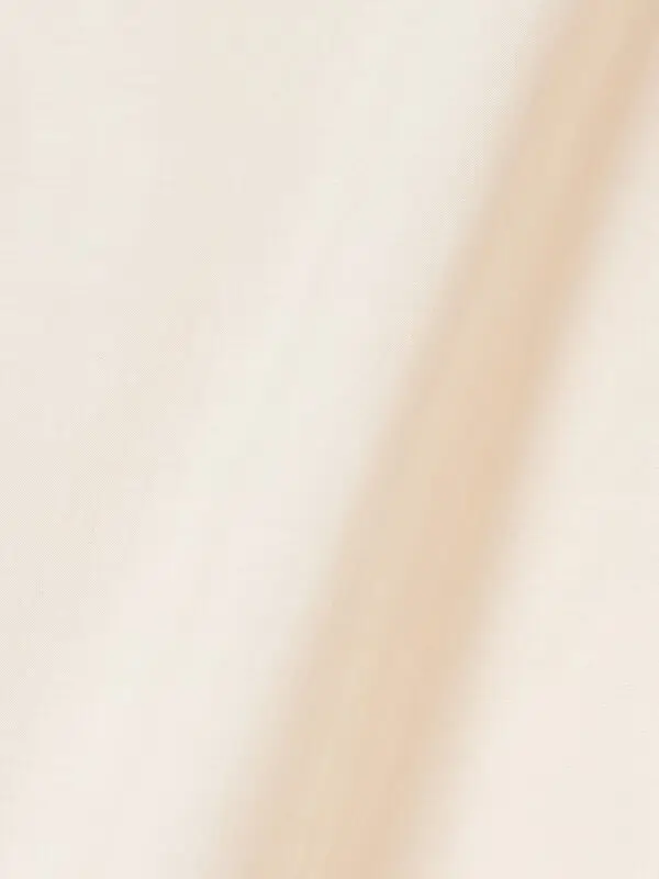 Khaite Cotton-blend Poplin Mini Dress - Neutrals