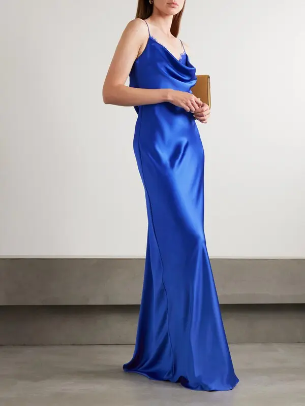 Rebecca Vallance Remi Lace-trimmed Gown