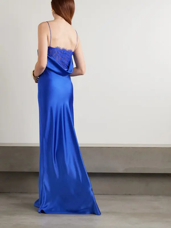 Rebecca Vallance Remi Lace-trimmed Gown