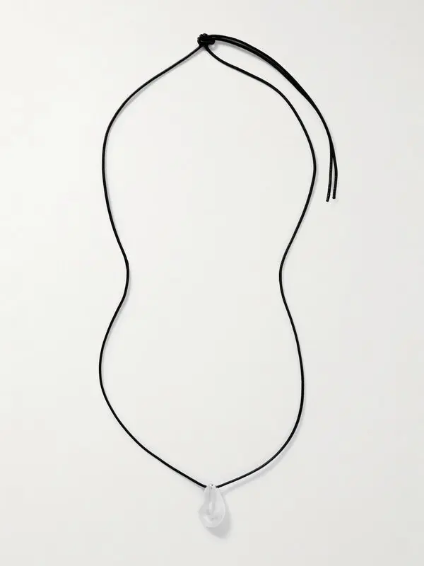 Lié Studio The Betty Convertible Necklace With Chain And Leather Cord